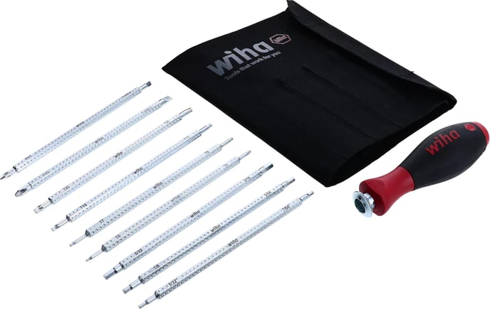Wiha 28199 - 10 Piece Drive-Loc VI Combination Blade Set | TEquipment