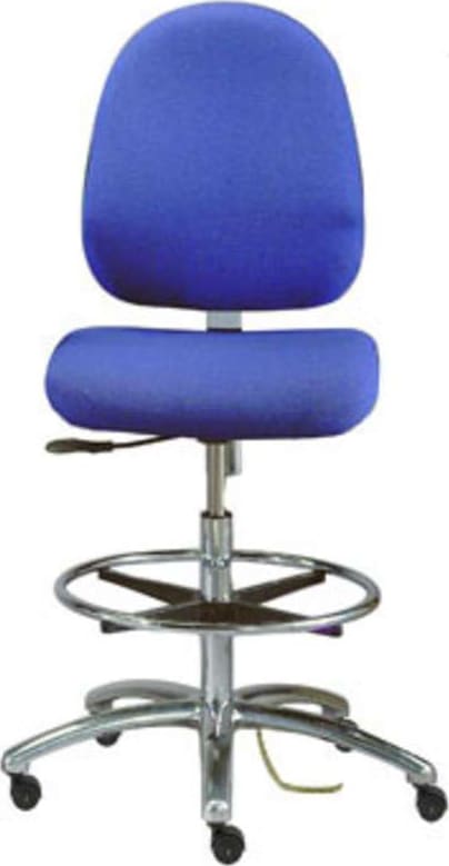 Bevco 9351L-E-CARD5S - Chair, Mid Height, 27" Aluminum Base, Adj ...