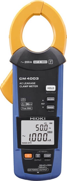 Hioki CM4003 - AC Leakage Clamp Meter with Output and External Power ...