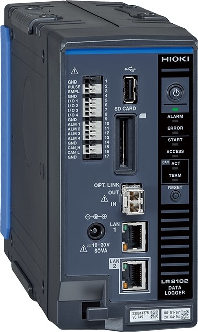 Hioki LR8102 - Modular Data Logger (Advanced Model) | TEquipment