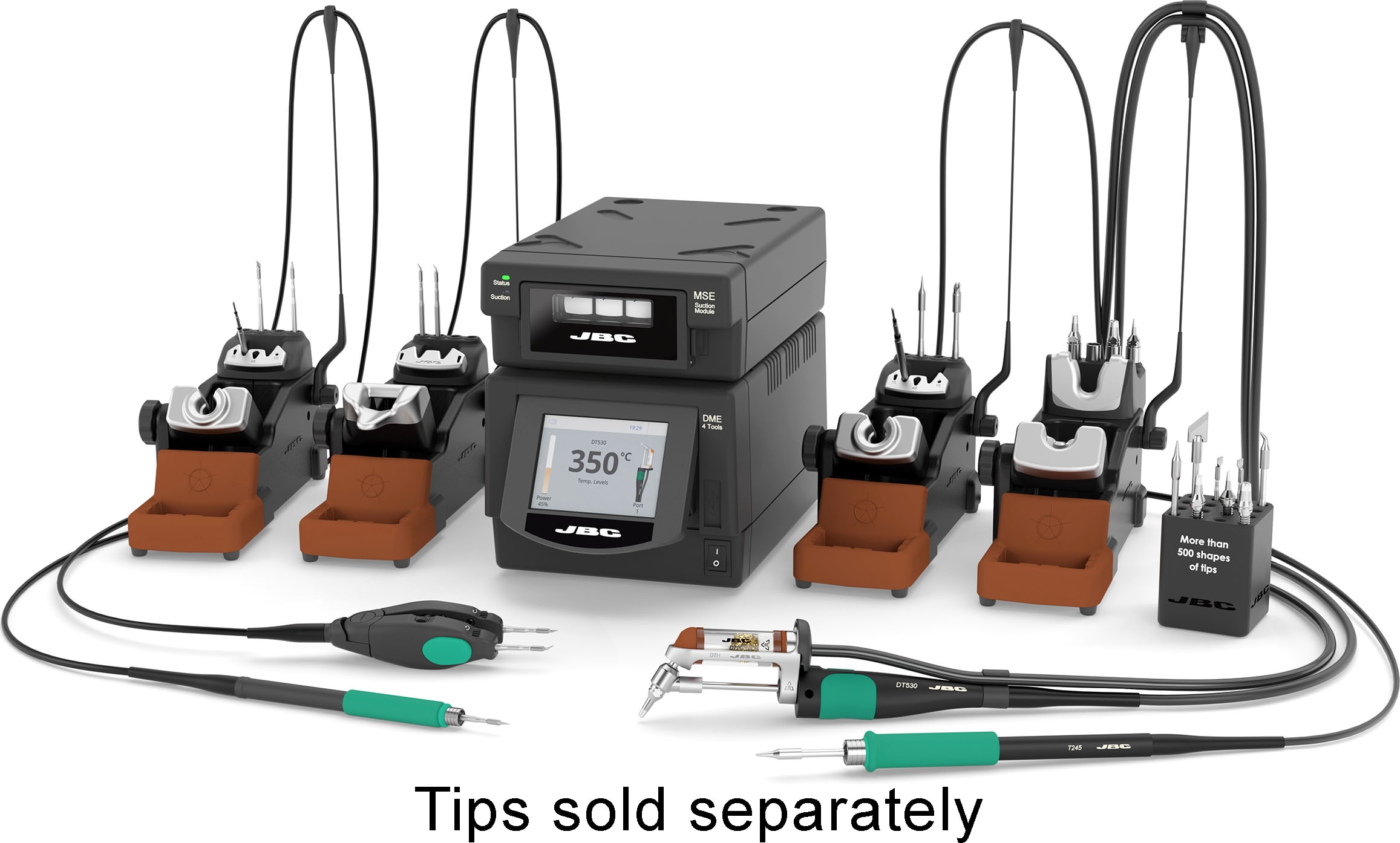 JBC DMPSD-1QA - Four Channel Rework System with Four Tools (Shop Air ...