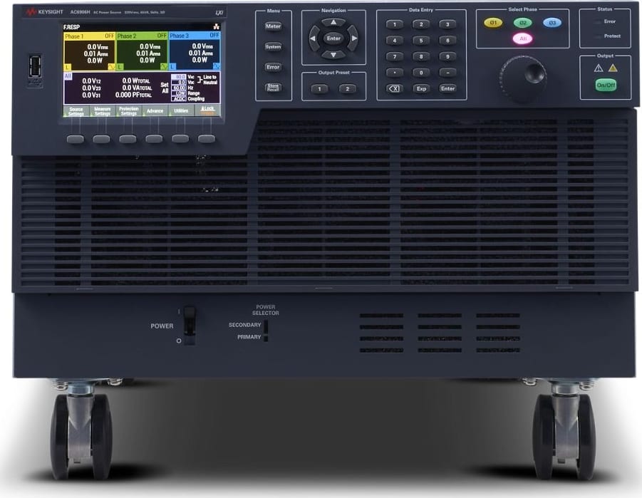 Keysight AC6906H/400 - Three-Phase AC Power Source (320Vrms/6kVA/5000Hz/400V Input) | TEquipment