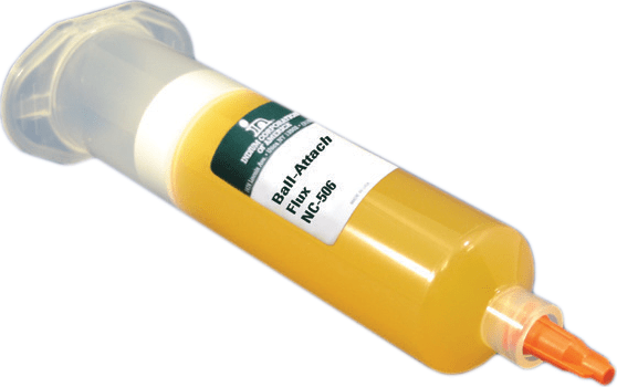 Indium NC506 - NC-0506 Ball-Attach Flux (25g in 30cc Syringe) | TEquipment