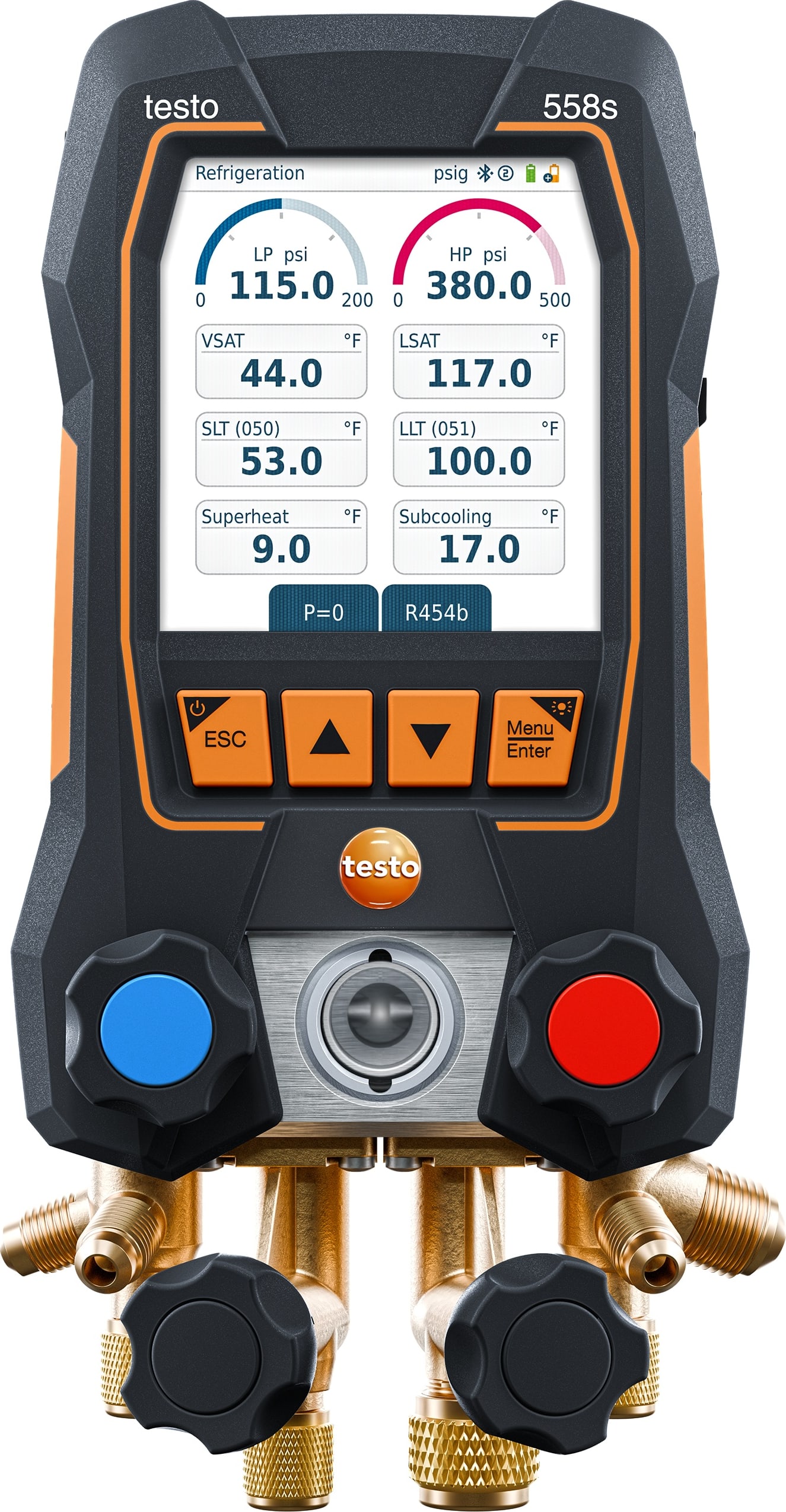 Testo 558s - Smart Digital Manifold (Catalog# 0564 5581 01) | TEquipment