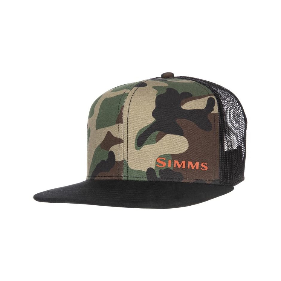 Simms CX Flat Brim Cap Woodland Camo JAKTIA