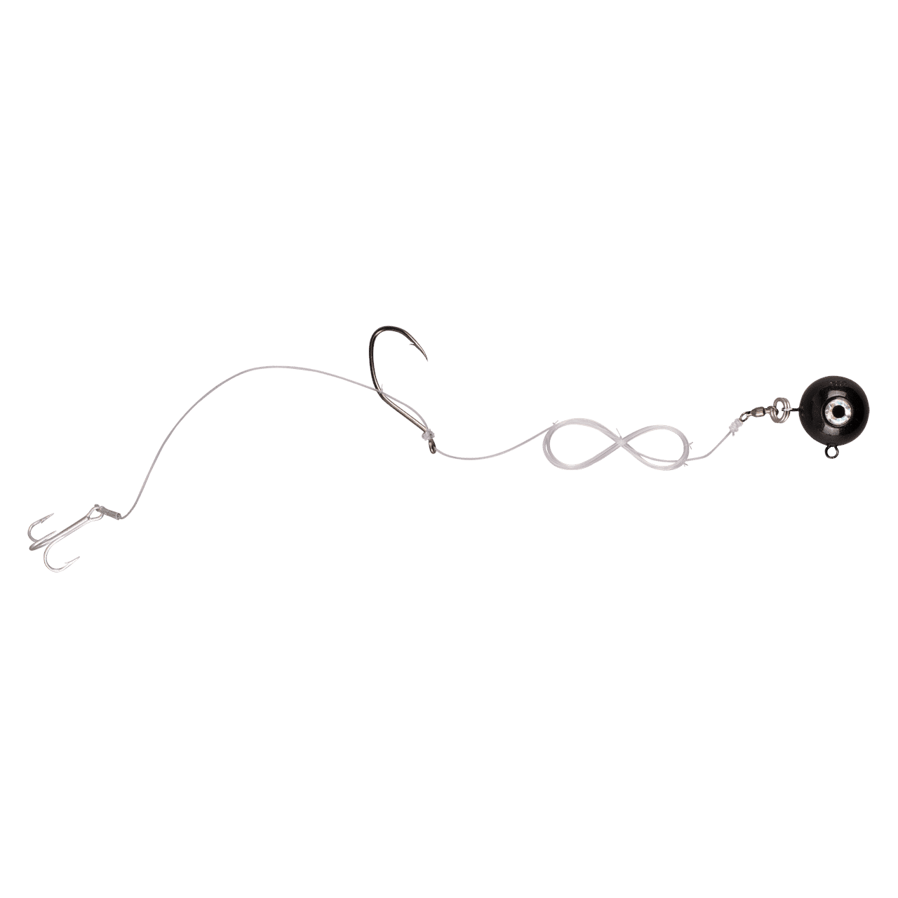 Søvik Natural Bait 016 Halibut Rig 400g 2m 1,20mm+9/0+4/0 Stinger JAKTIA