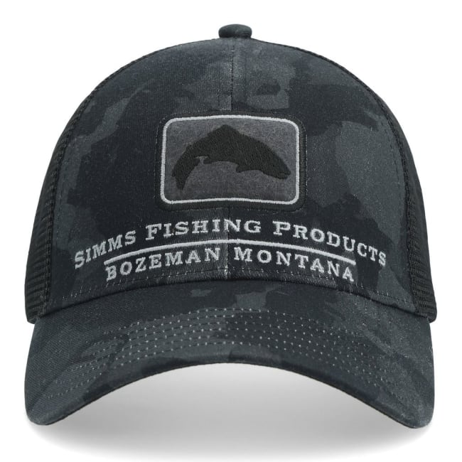 Simms Trout Icon Trucker Regiment Camo Carbon JAKTIA