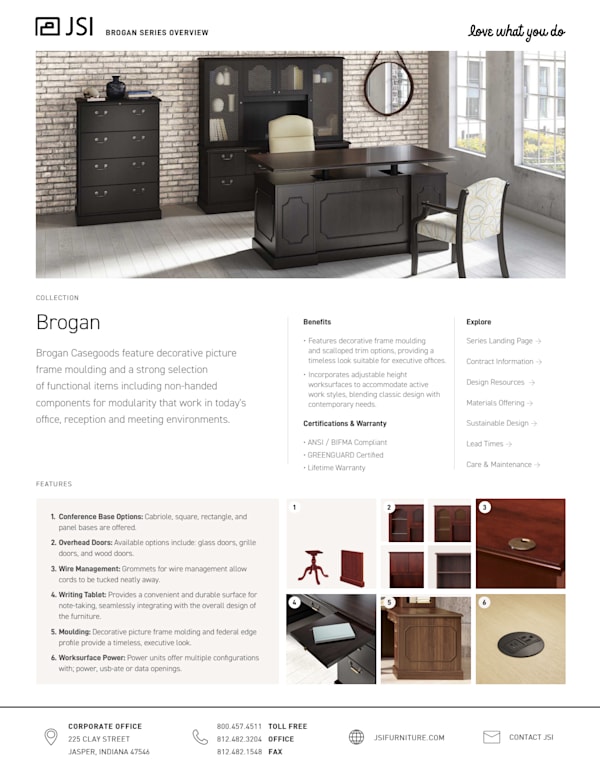 Brogan Resources | JSI Furniture