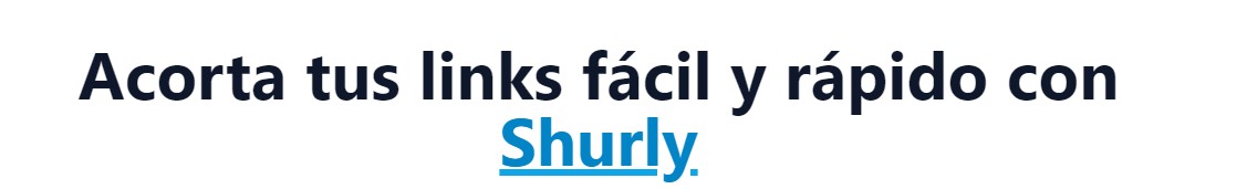GitHub - JavierPineyro/shurly: Shurly es un acortador de links gratis y sin necesidad de ...