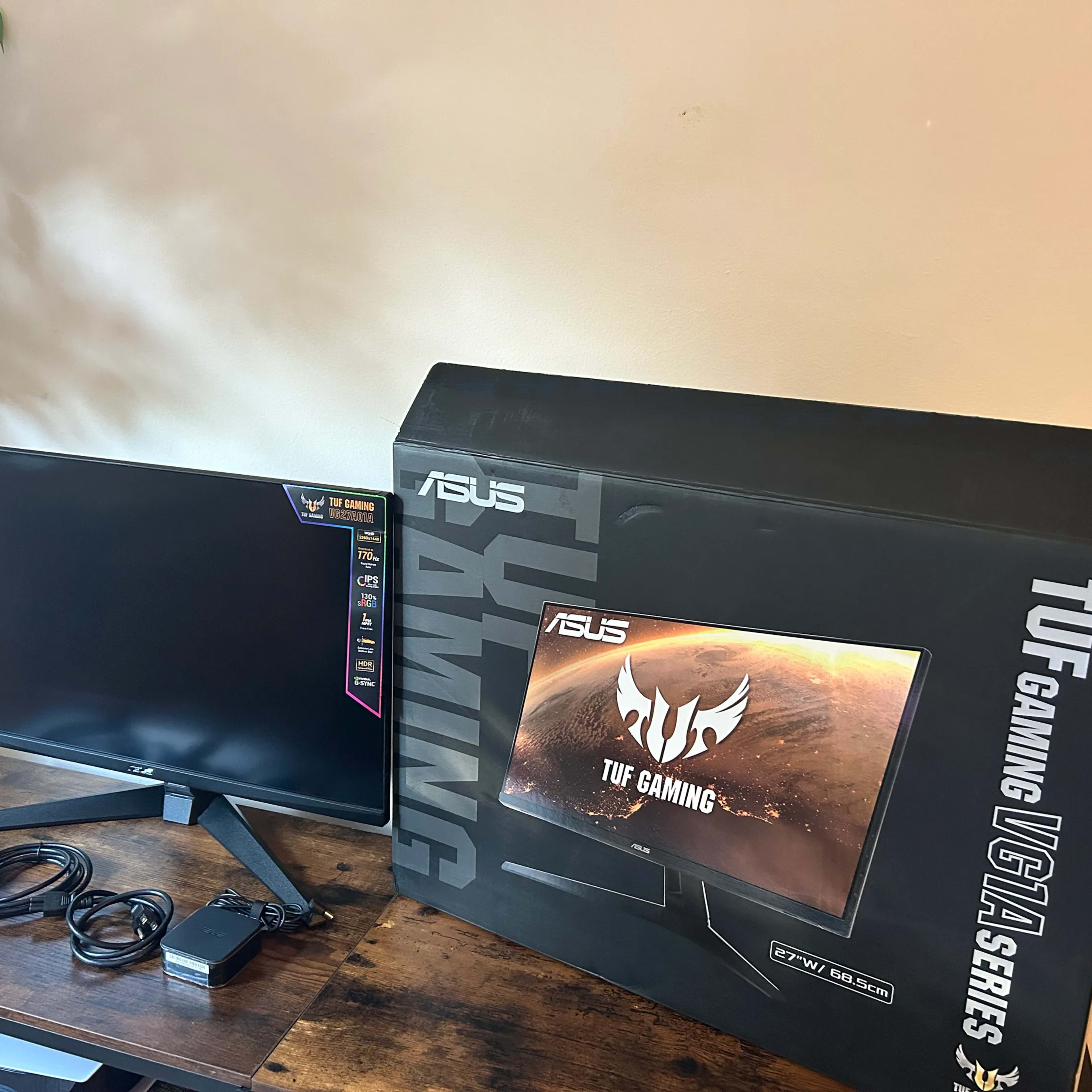 ASUS TUF Gaming 27" VG27AQ1A QHD 2560x1440, IPS, 144-170Hz, 1ms, Low ...