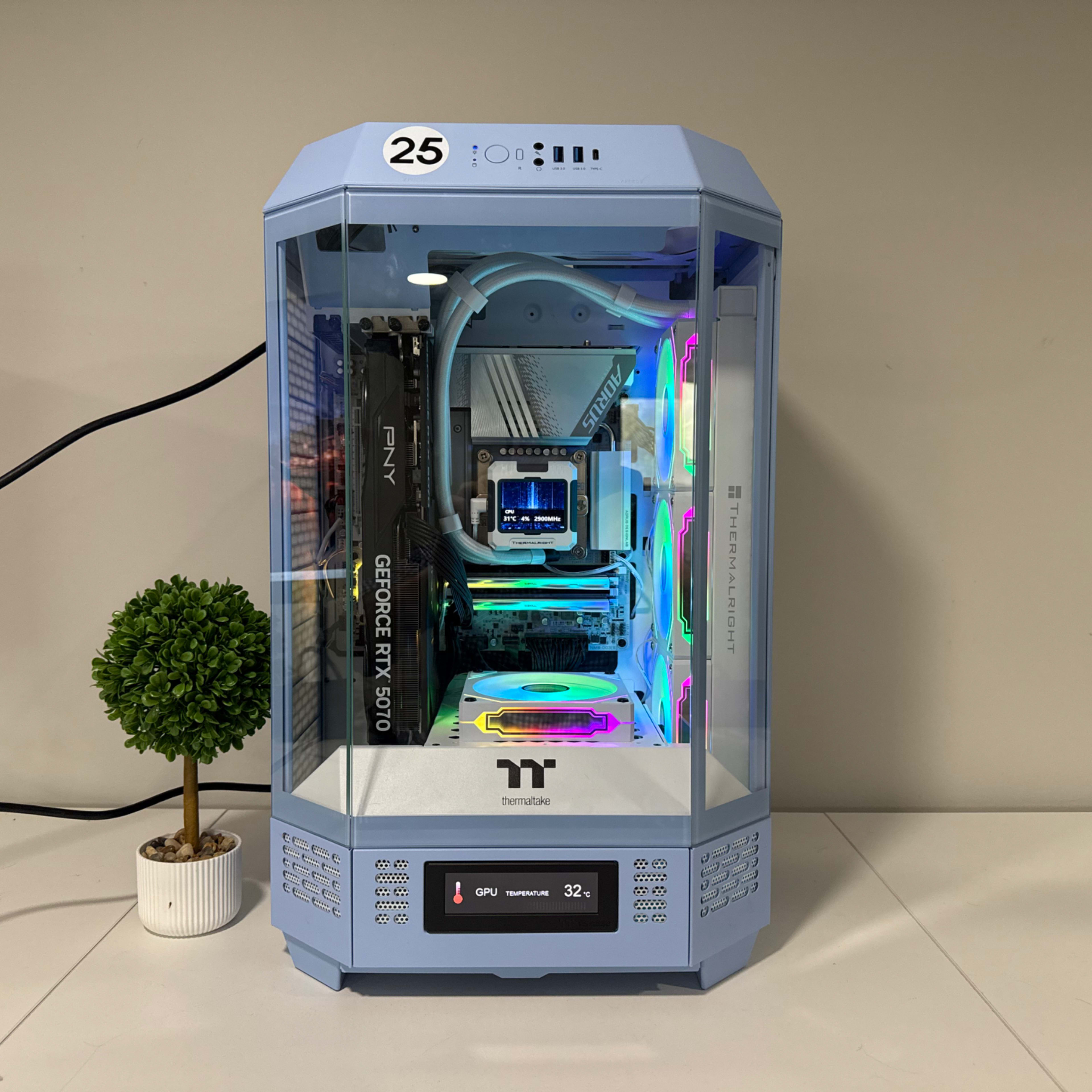 RTX 5070 | I9 14900k | 64GB DDR5 | 2Tb SSD | 1000W Gold PSU RTX 5070 | I9 14900k | 64GB DDR5 | 2Tb SSD | 1000W Gold PSU