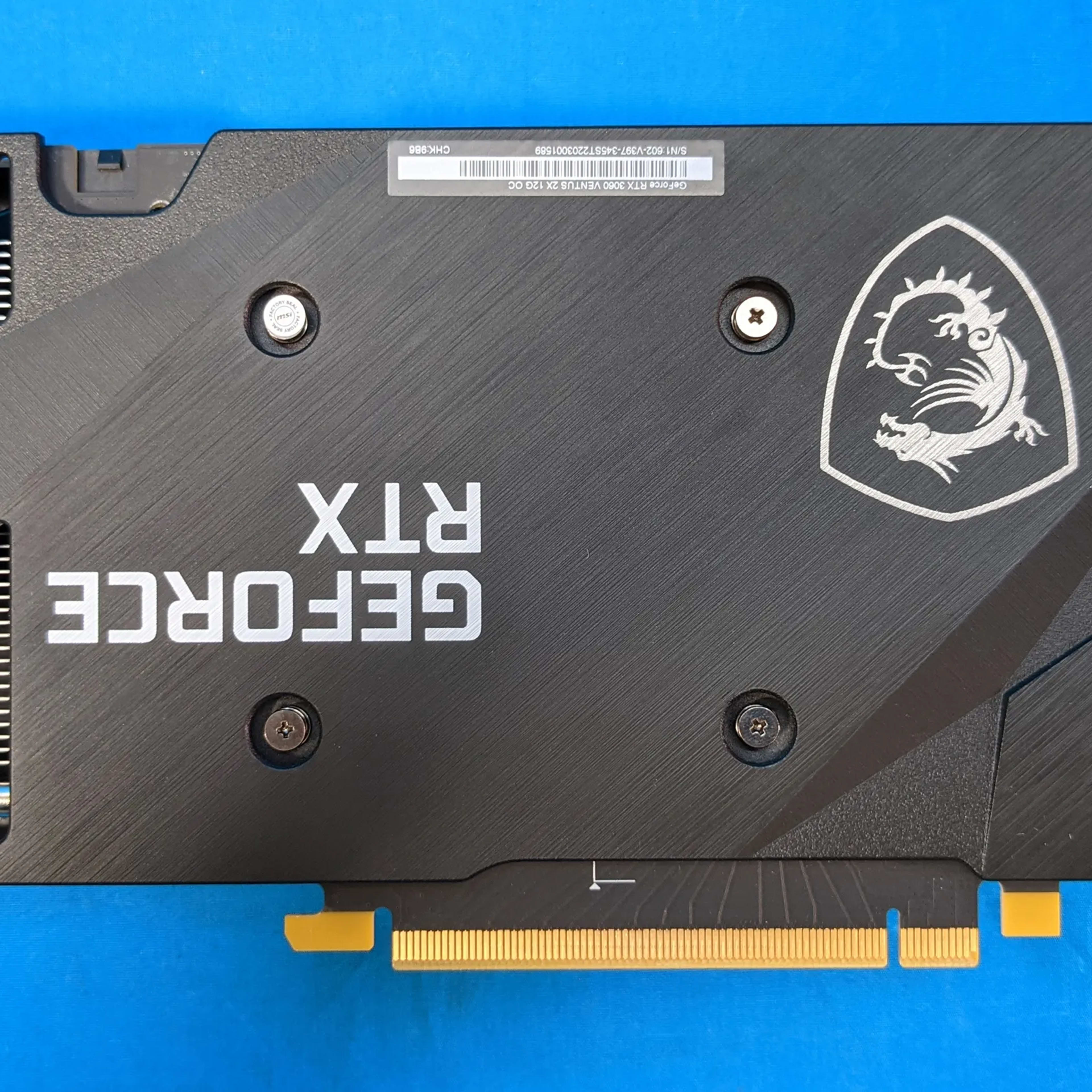 MSI NVIDIA GeForce RTX 3060 Ventus 2X 12G OC 12GB GDDR6 PCIe MSI NVIDIA GeForce RTX 3060 Ventus 2X 12G OC 12GB GDDR6 PCIe
