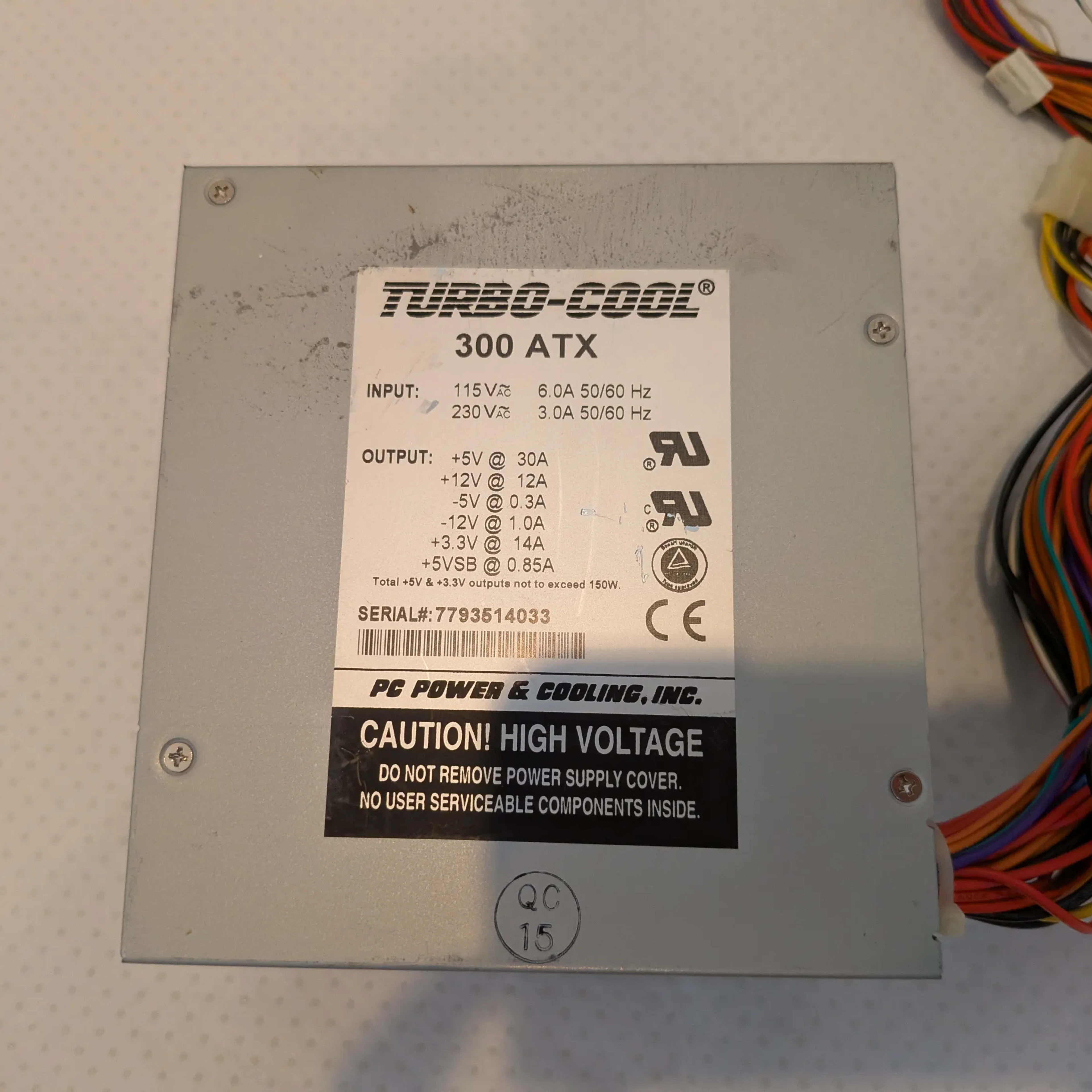 PC Power Cooling Turbo-Cool 300 ATX power supply | Jawa PC Power Cooling Turbo-Cool 300 ATX power supply | Jawa