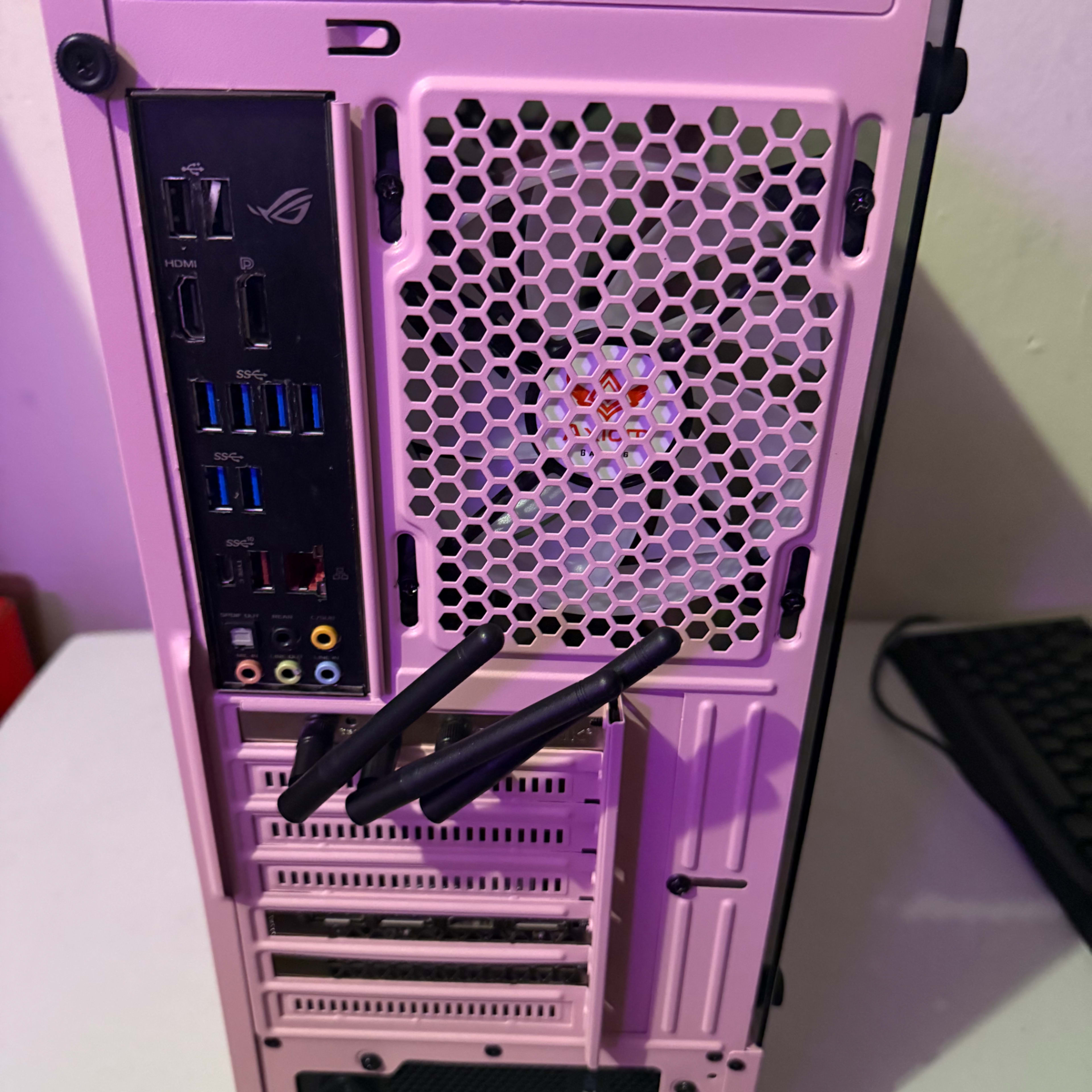 Pink Gaming PC | Ryzen 5 2600X | RTX 2060 | 16GB RAM | 120GB Pink Gaming PC | Ryzen 5 2600X | RTX 2060 | 16GB RAM | 120GB