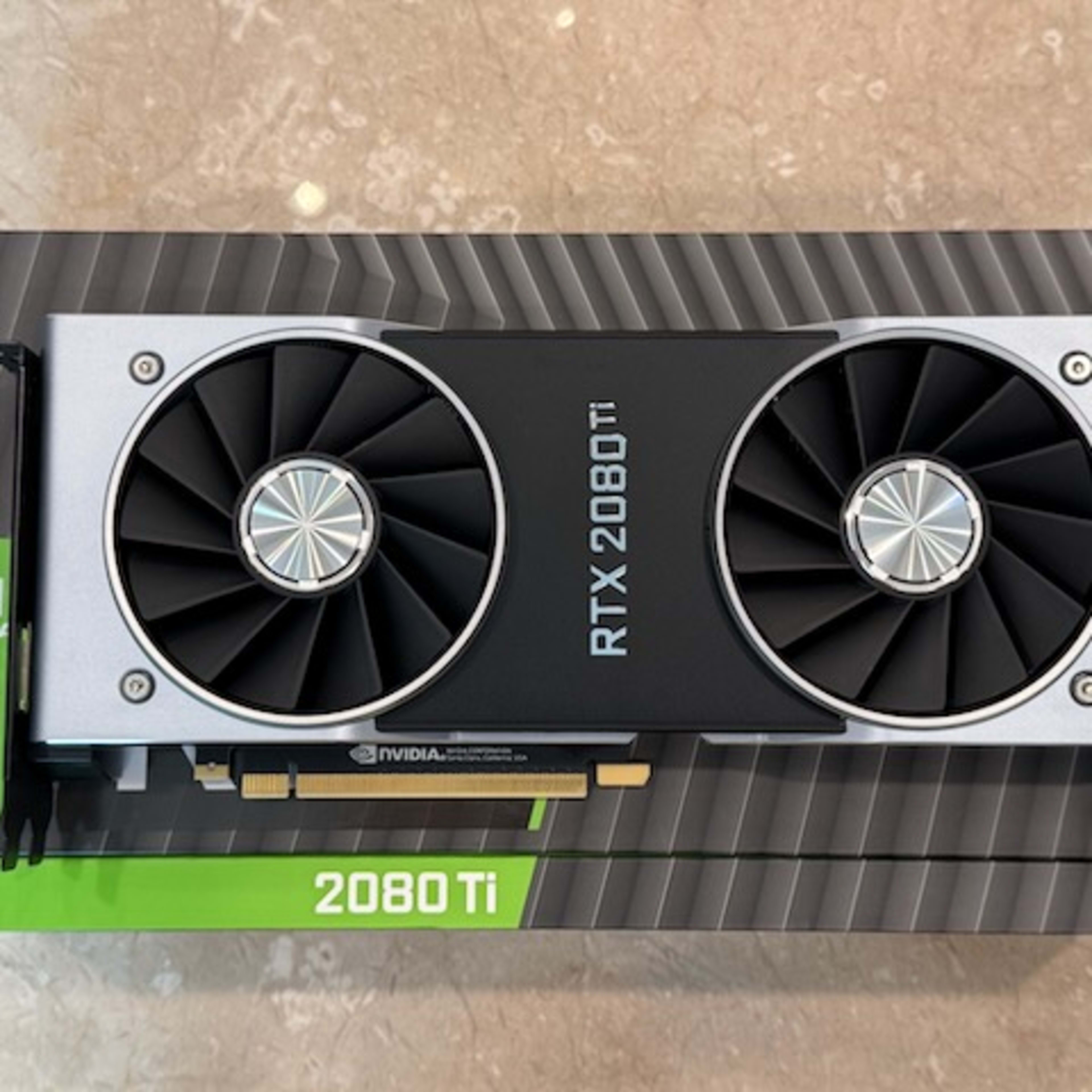 Founders Edition NVIDIA GeForce RTX 2080 Ti - 11GB GDDR6 Founders Edition NVIDIA GeForce RTX 2080 Ti - 11GB GDDR6