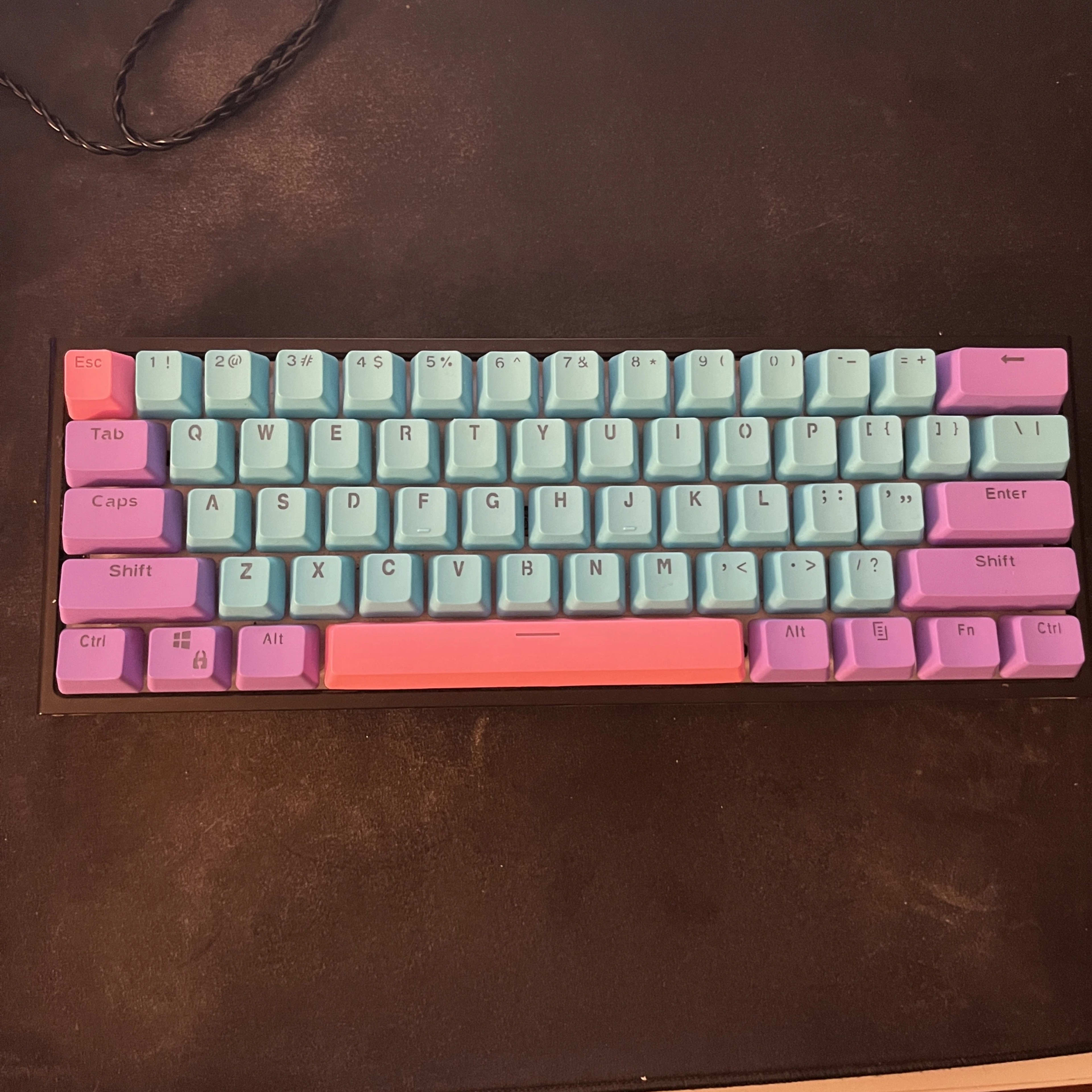 Ducky One 2 Mini V2 RGB LED Cherry MX Red 60 Double Shot PBT Ducky One 2 Mini V2 RGB LED Cherry MX Red 60 Double Shot PBT