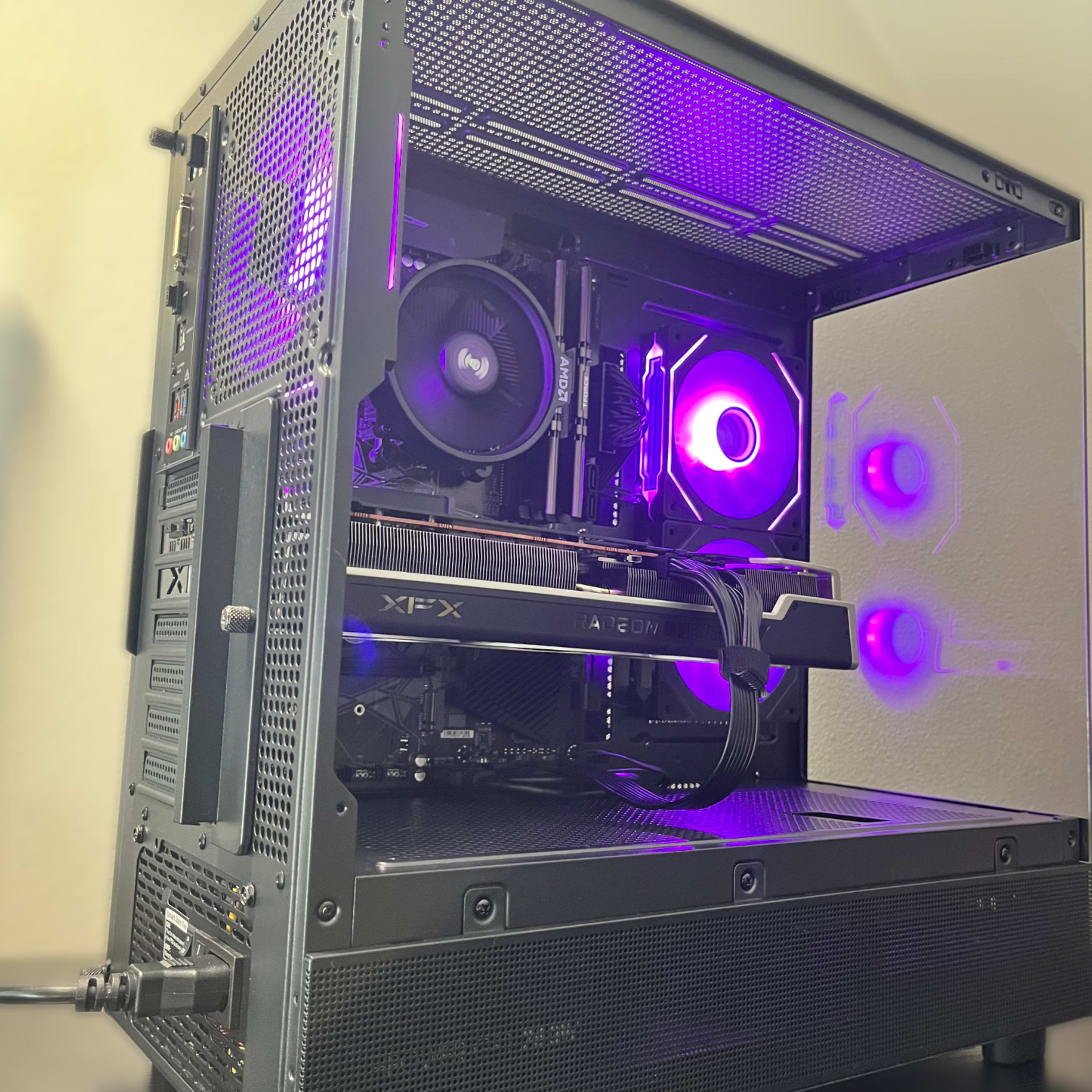 🌑Midnight🌑 Gaming PC (Ryzen 5 Processor and AMD Raedon RX 🌑Midnight🌑 Gaming PC (Ryzen 5 Processor and AMD Raedon RX