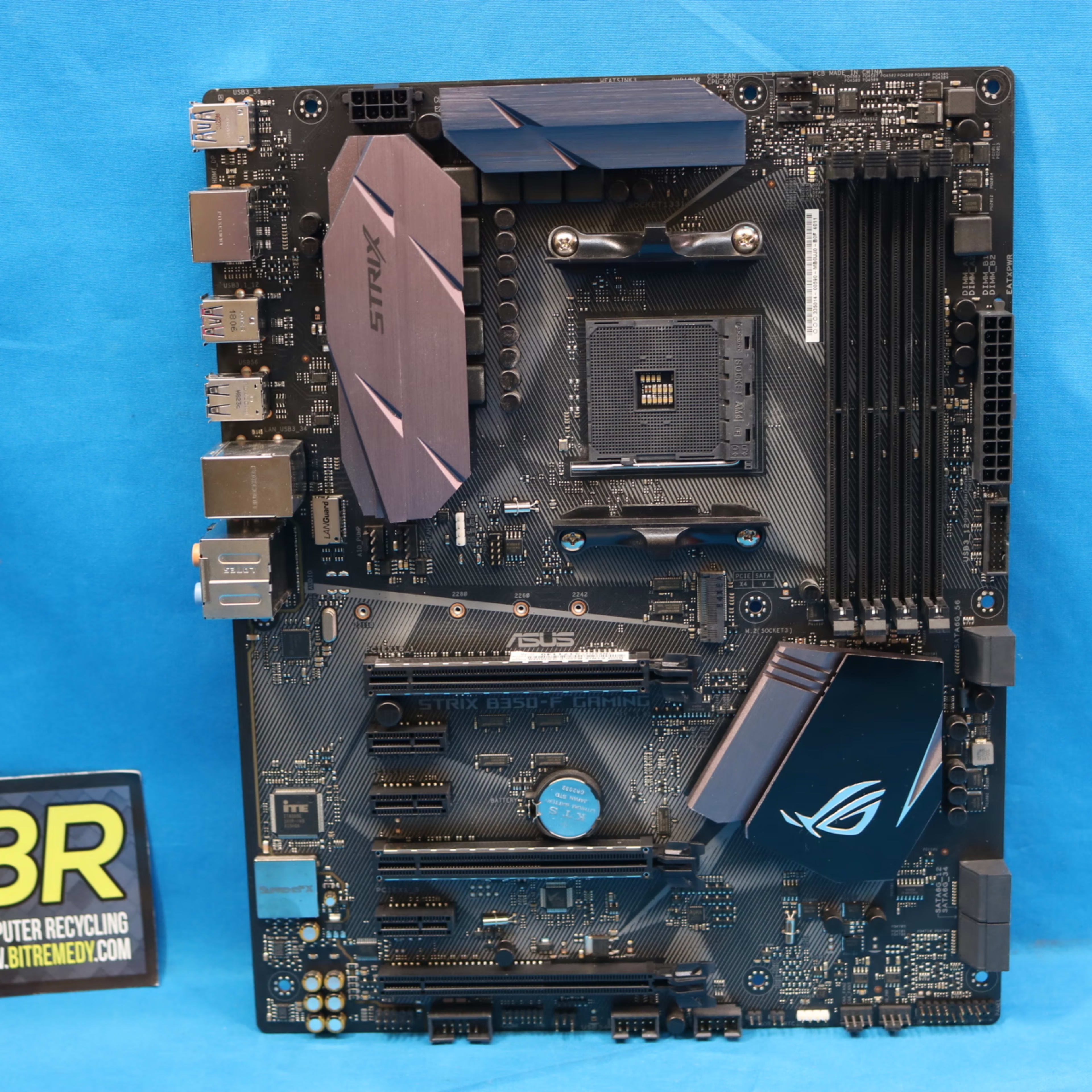 *Updated BIOS* ASUS ROG STRIX B350-F Gaming AMD Socket AM4 DDR4 ATX ...