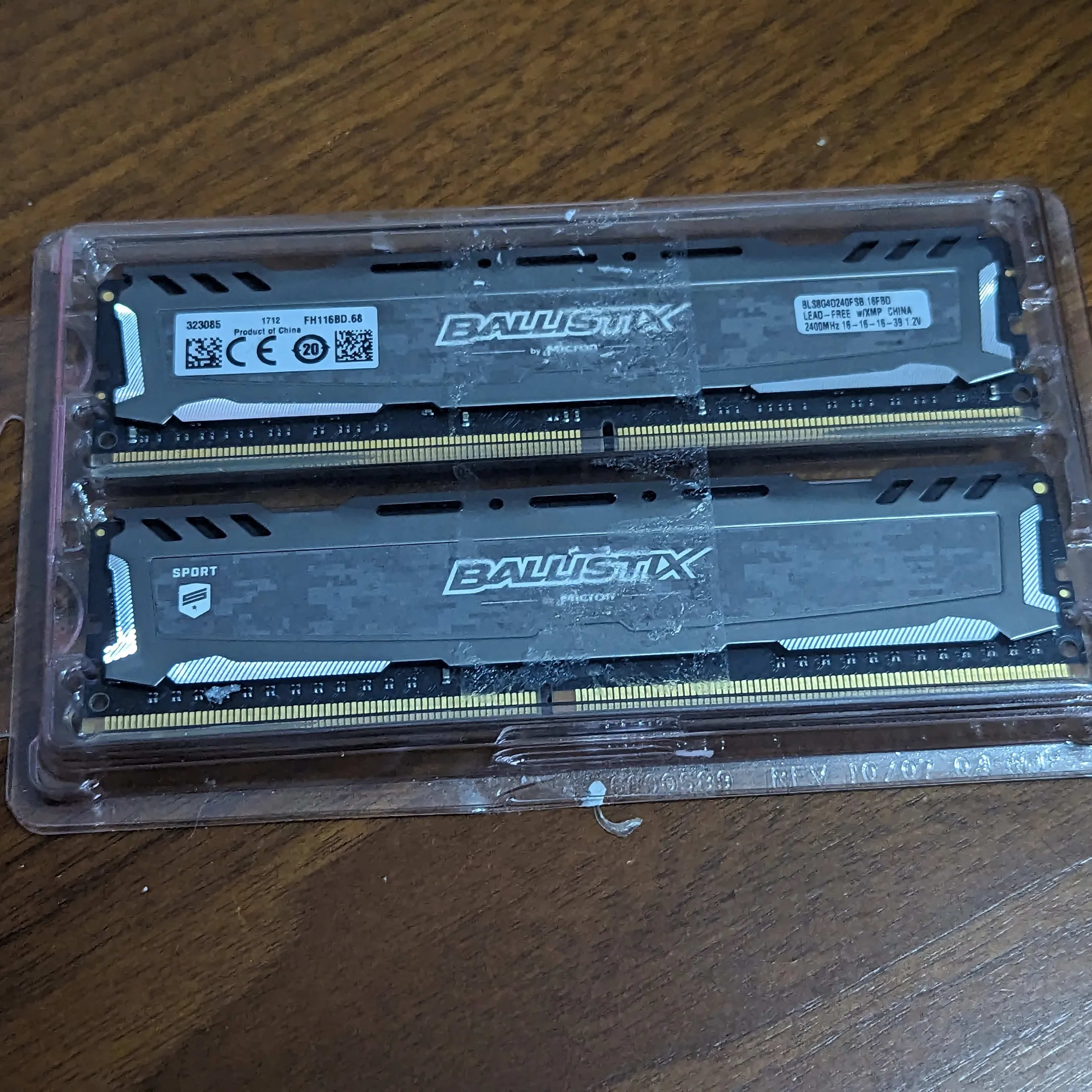 Ballistix Sport LT 16GB (2 x 8GB) DDR4 2400 (PC4 19200) Memory | Jawa