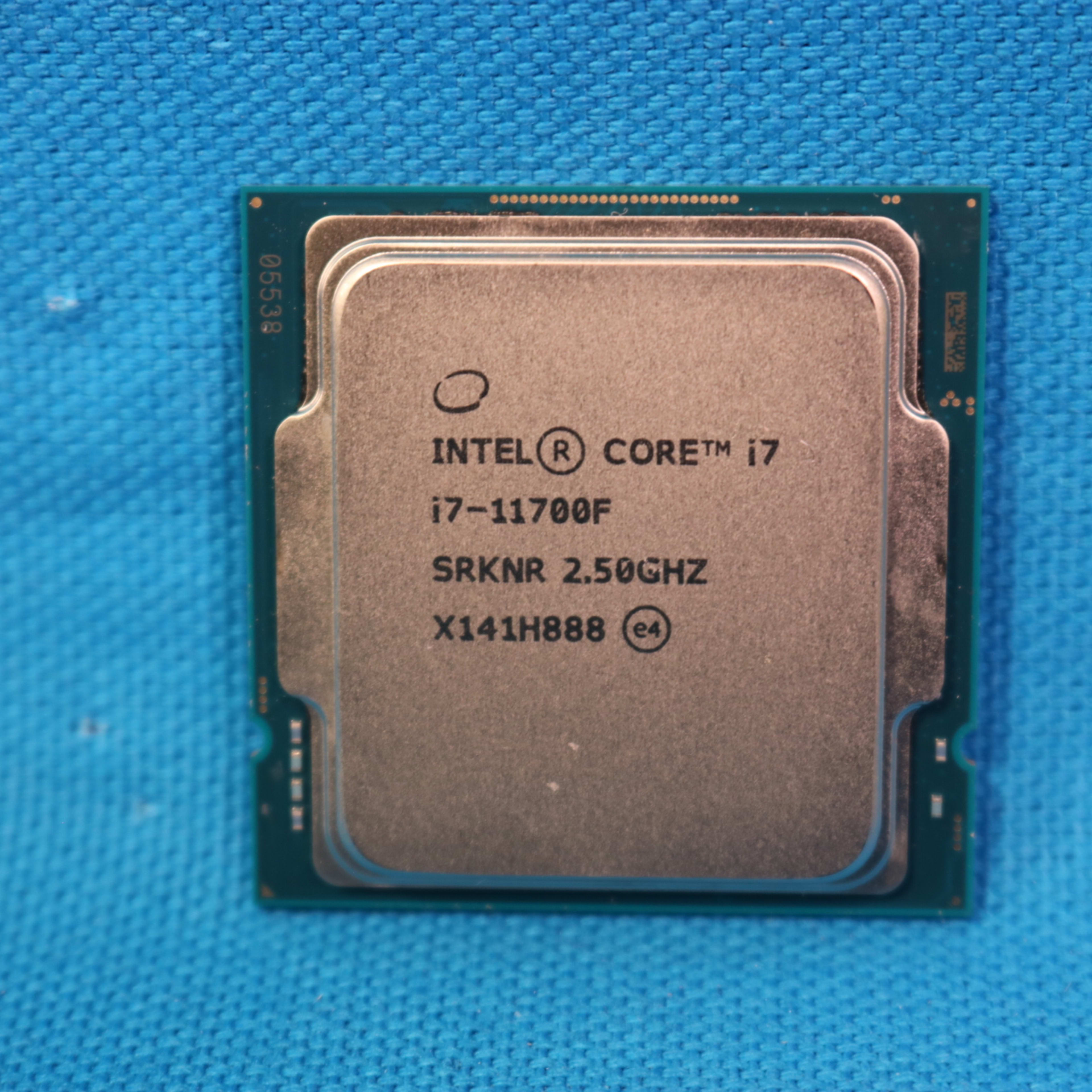 Intel Core i7-11700F 2.50GHz Socket LGA1200 8-Core 16-Thread Intel Core i7-11700F 2.50GHz Socket LGA1200 8-Core 16-Thread
