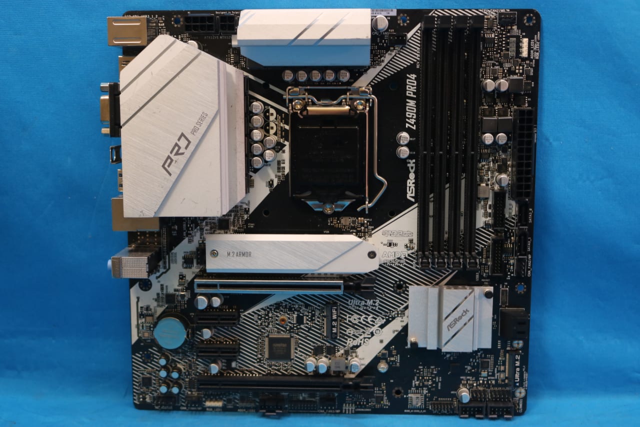 ASRock Z490M Pro4 Intel Socket LGA1200 DDR4 MicroATX Desktop ...