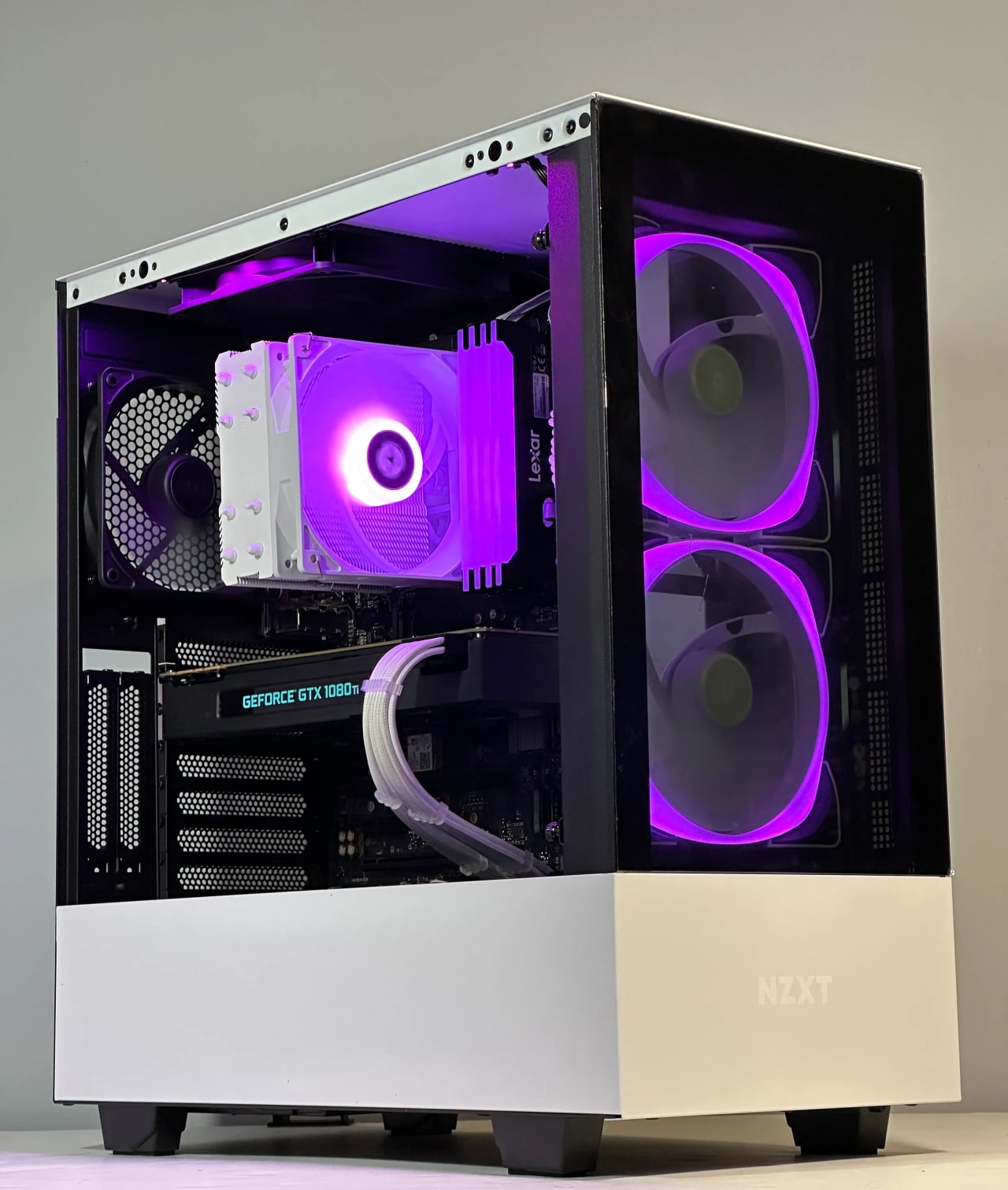 Intel i5 10400F/Nvidia GTX 1080ti Custom White RGB Gaming PC Intel i5 10400F/Nvidia GTX 1080ti Custom White RGB Gaming PC