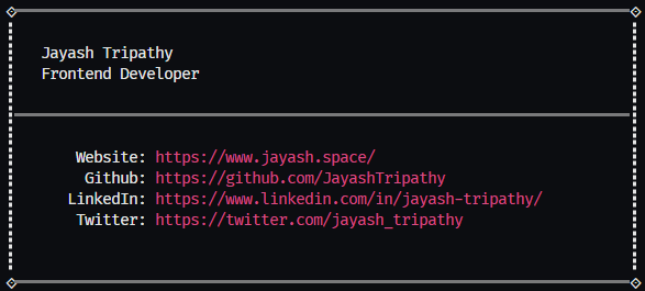 GitHub - JayashTripathy/profile-card
