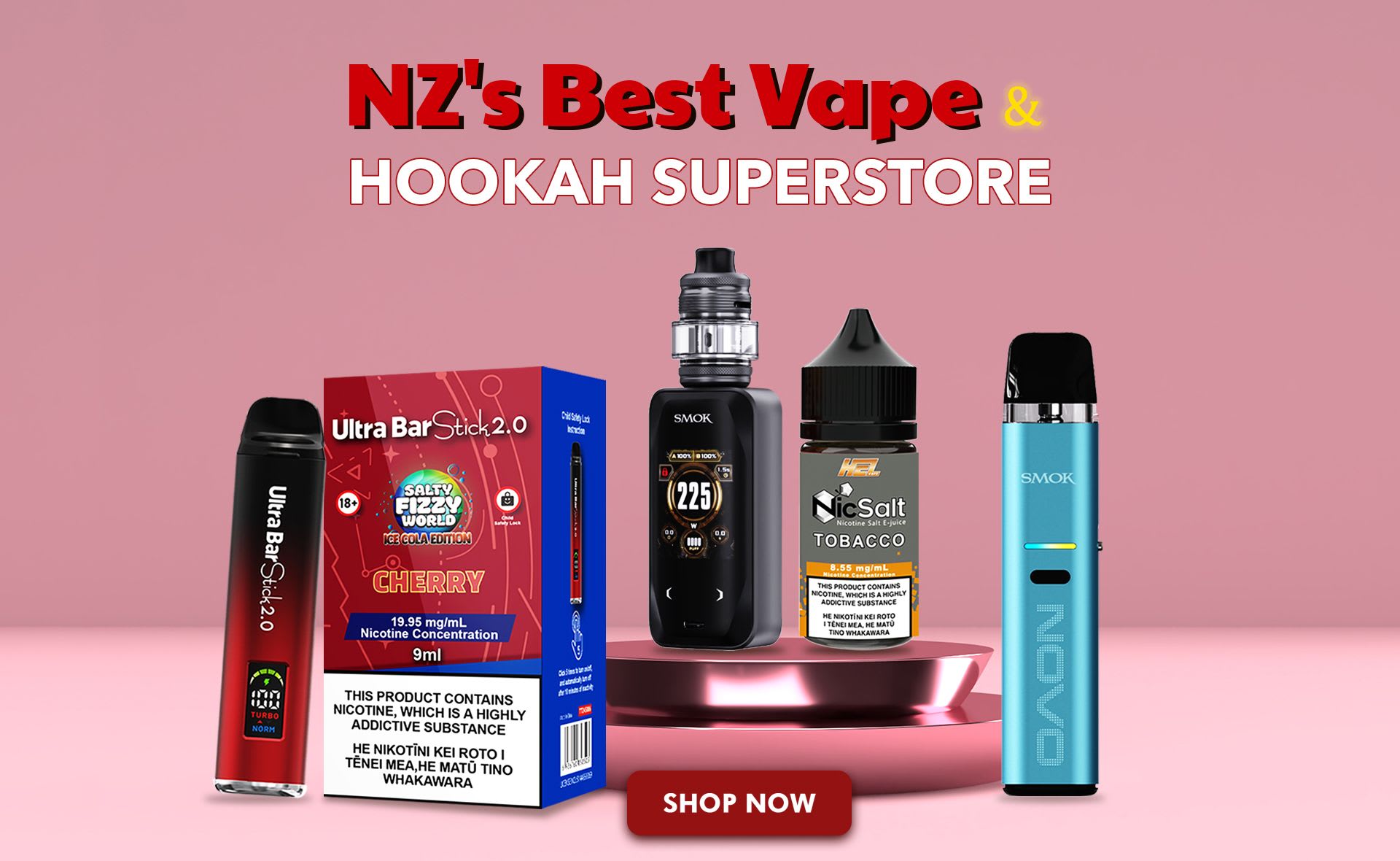 Vape Shop | Shosha - The #1 Vapes and E-Cigarettes Retailer in NZ