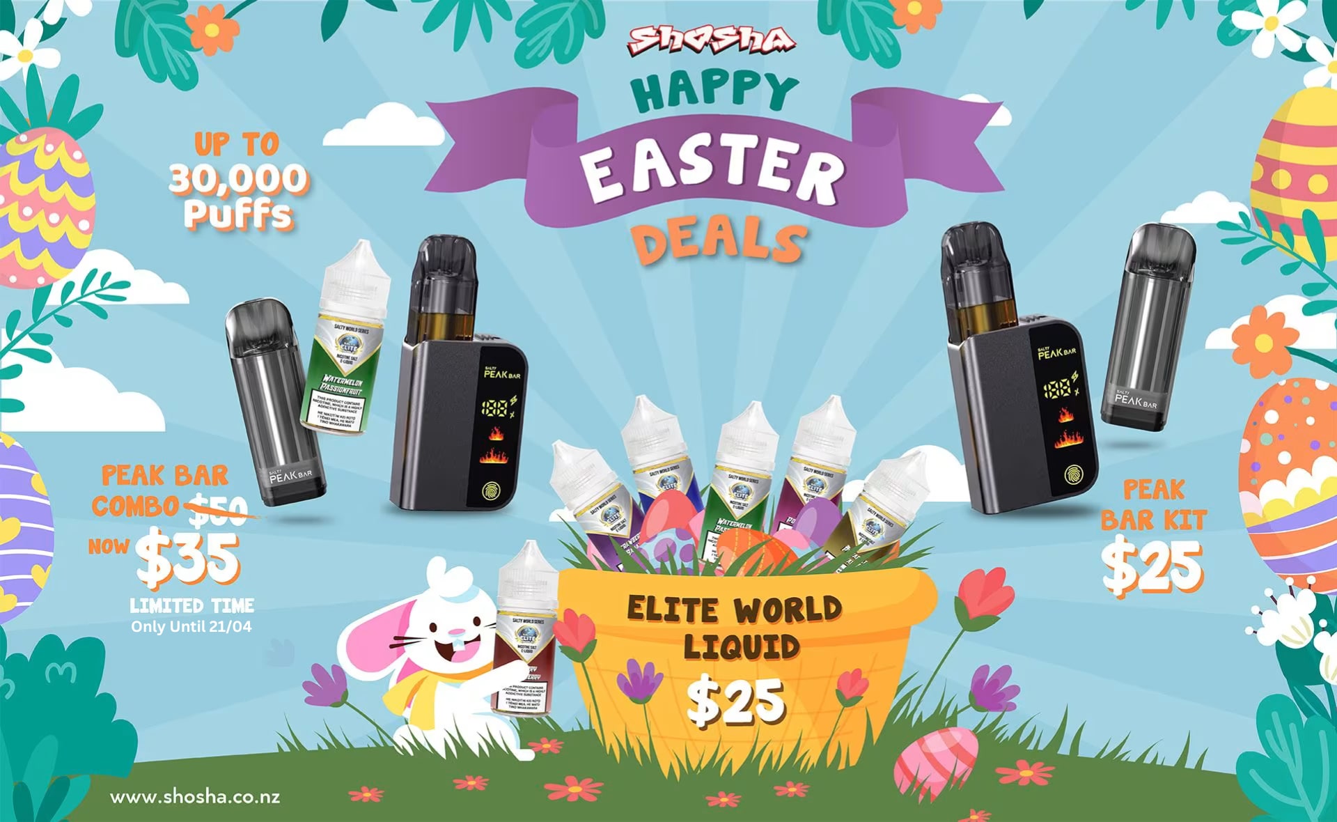 Vape Shop | Shosha - The #1 Vapes and E-Cigarettes Retailer in NZ