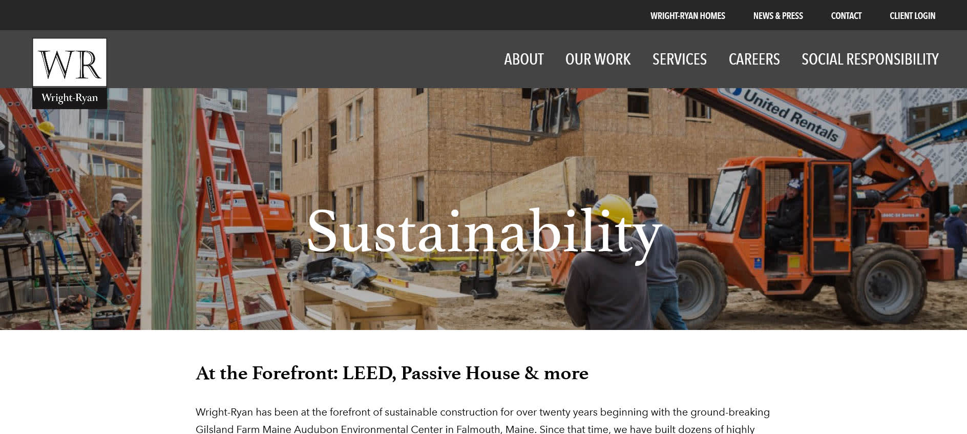 Recent Work - Wright-Ryan Construction - John Benford Photography