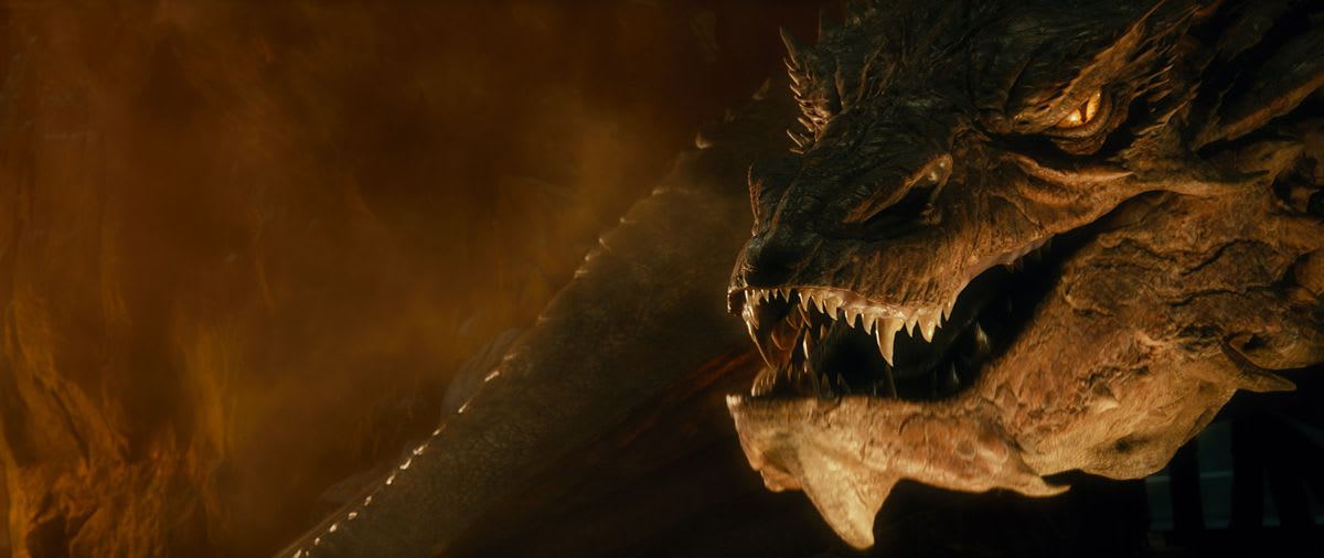 Smaug Wizard Glowing The Hobbit: The Desolation Of Smaug Is One Trip