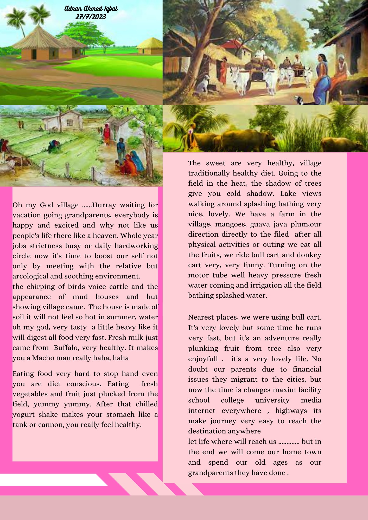 City Life Vs Village Life