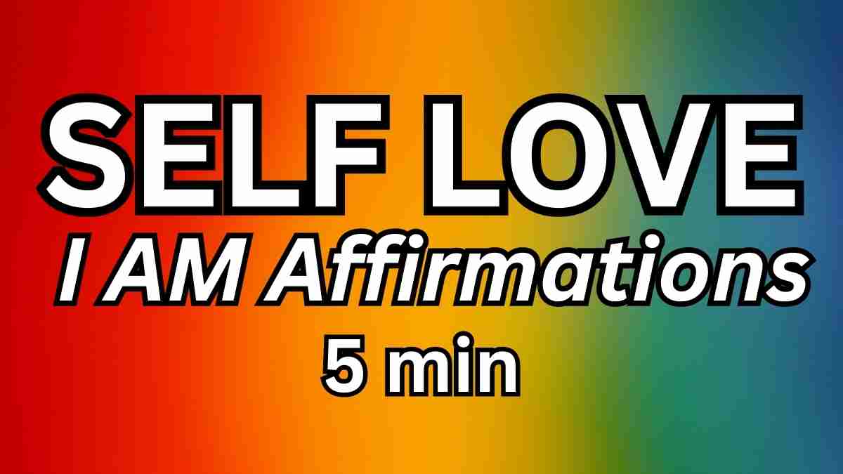 GUIDED MEDITATION SCRIPT: Self Love Affirmations - 5 Minute Meditation ...