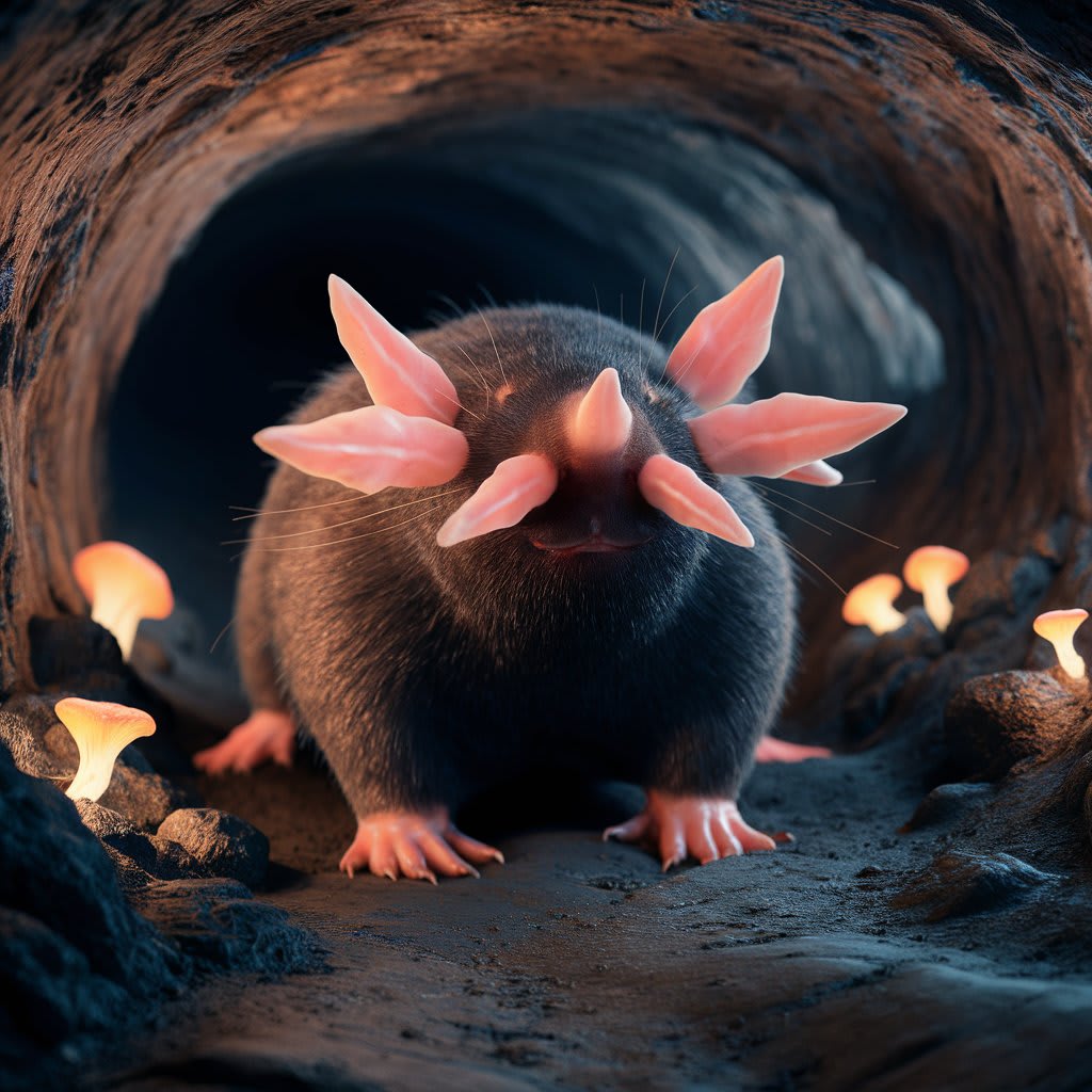 Cute Star Nosed Mole