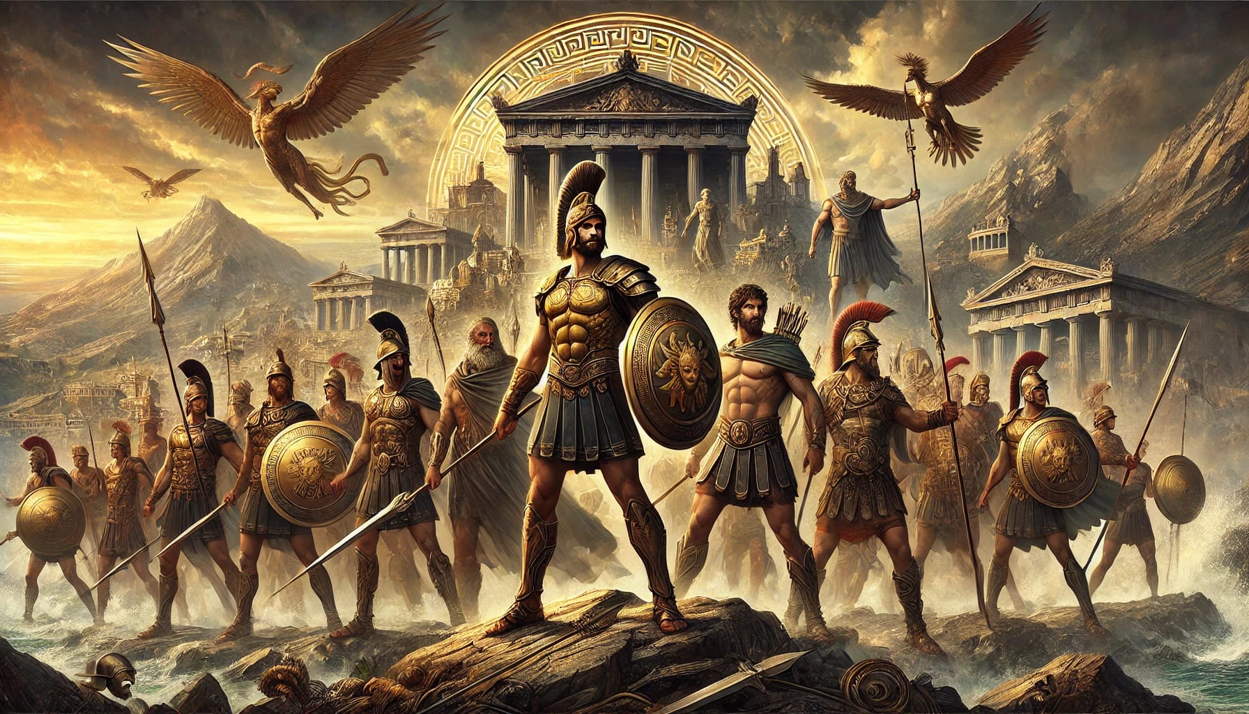 Ancient Argos People Exploring The Ancient Theater And Agora Of Argos,