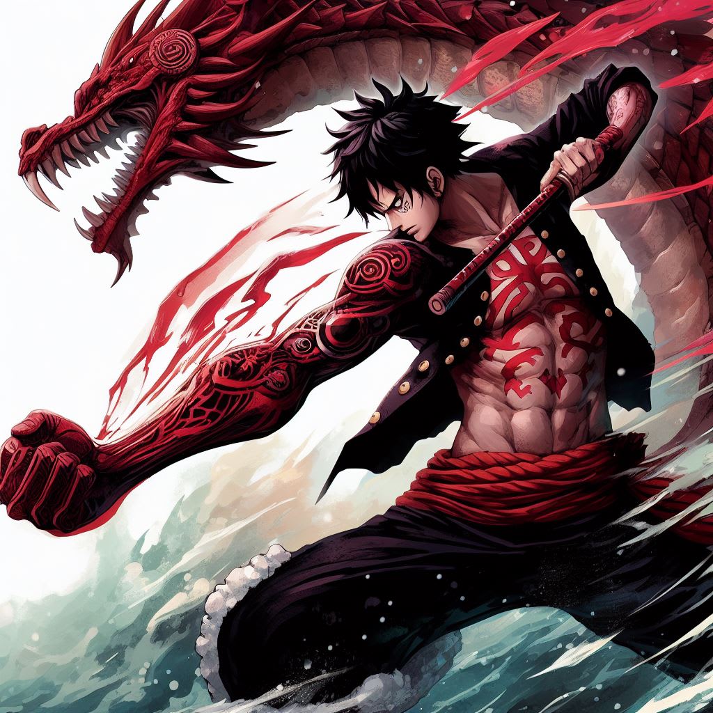 One Piece Luffy New World Gear Why Is Luffy's Haki Not Red On The