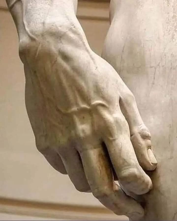 David By Michelangelo Hand