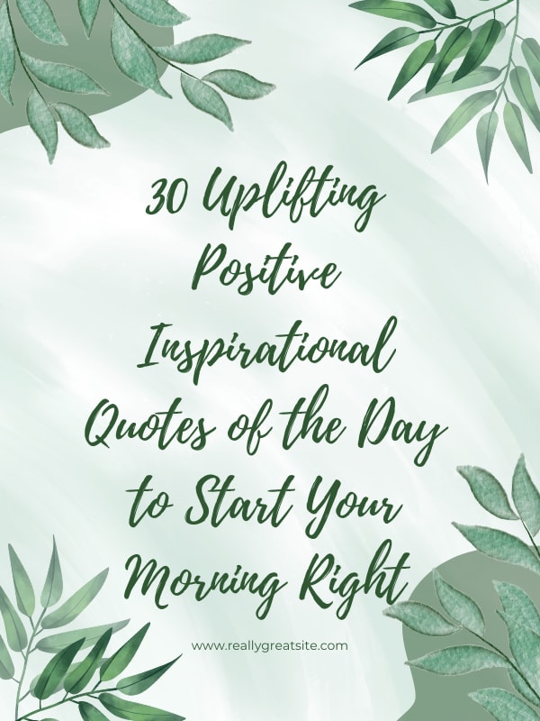 Starting The Day Right Quotes