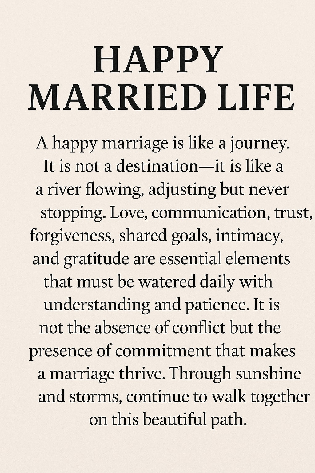 Happy Marriage Quotes Love