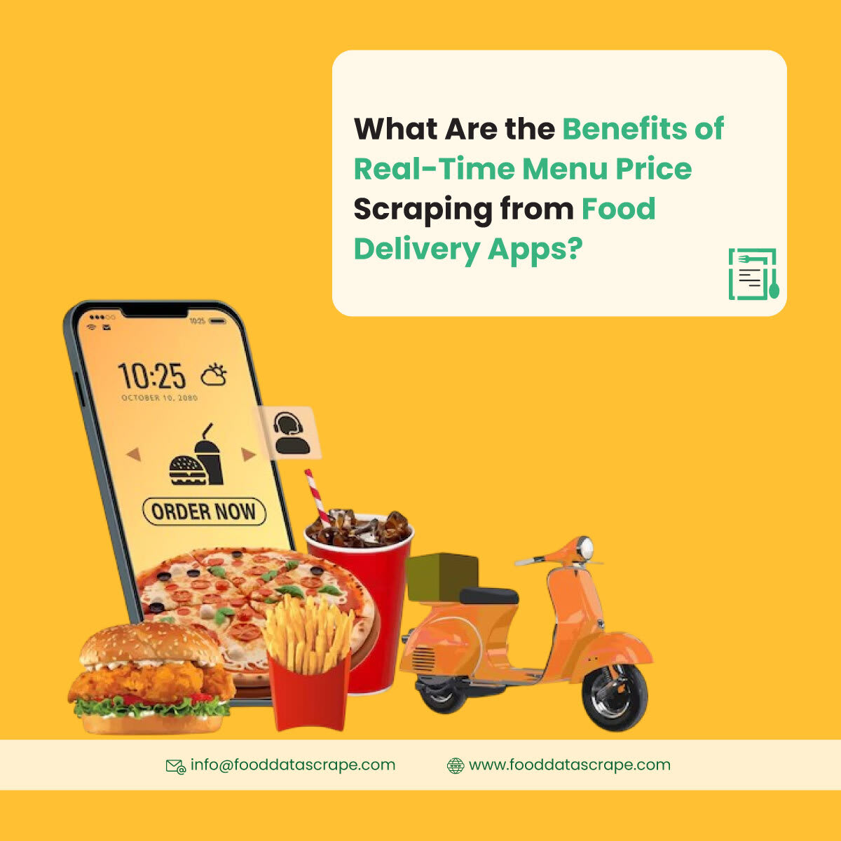 Benefits of Real-Time Menu Price Scraping from Food Delivery Apps | 01