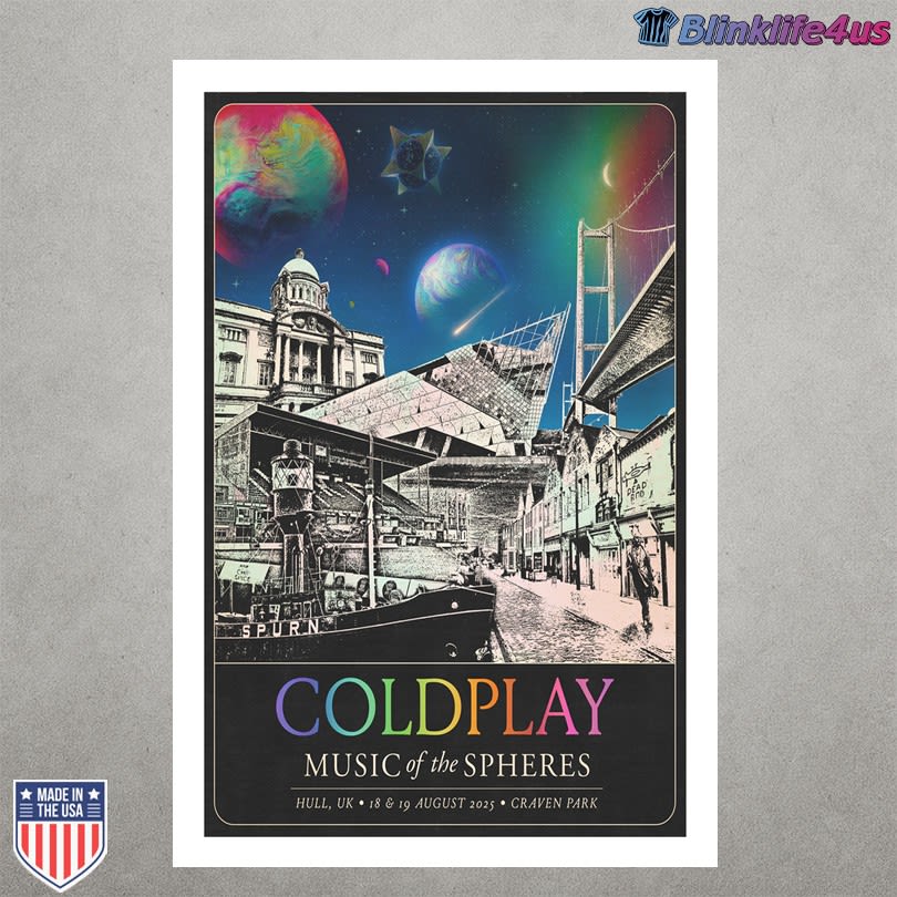 Coldplay Concert Poster