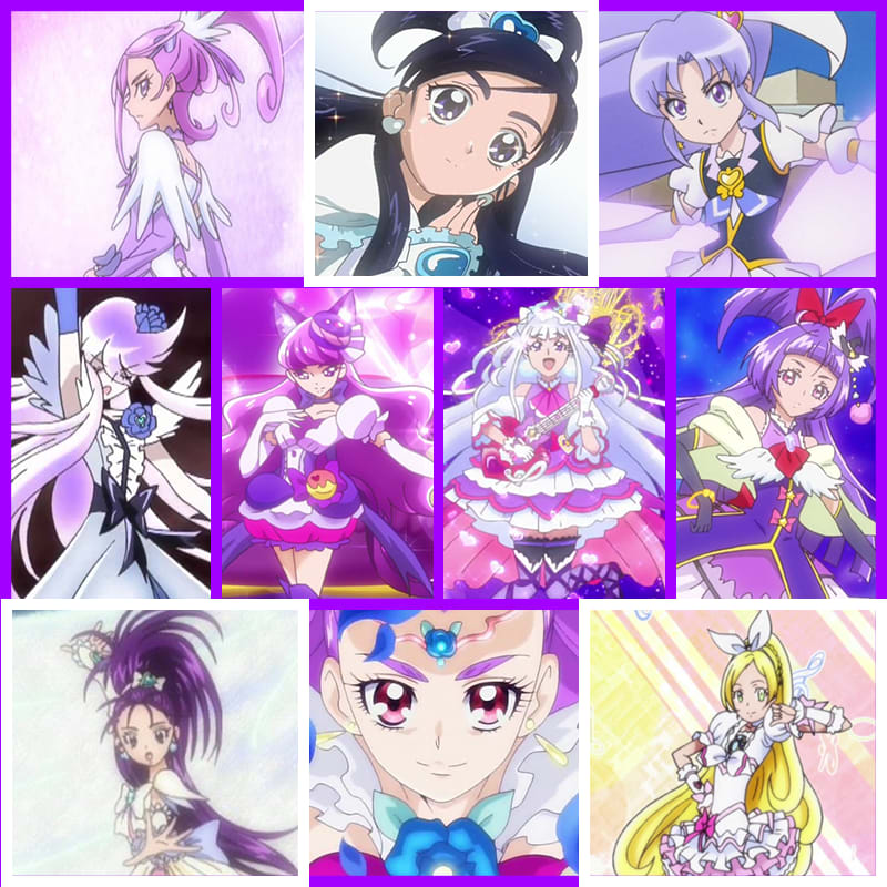 As Voted By the Fans, the Top 5 White and Purple Precure! | Geeks