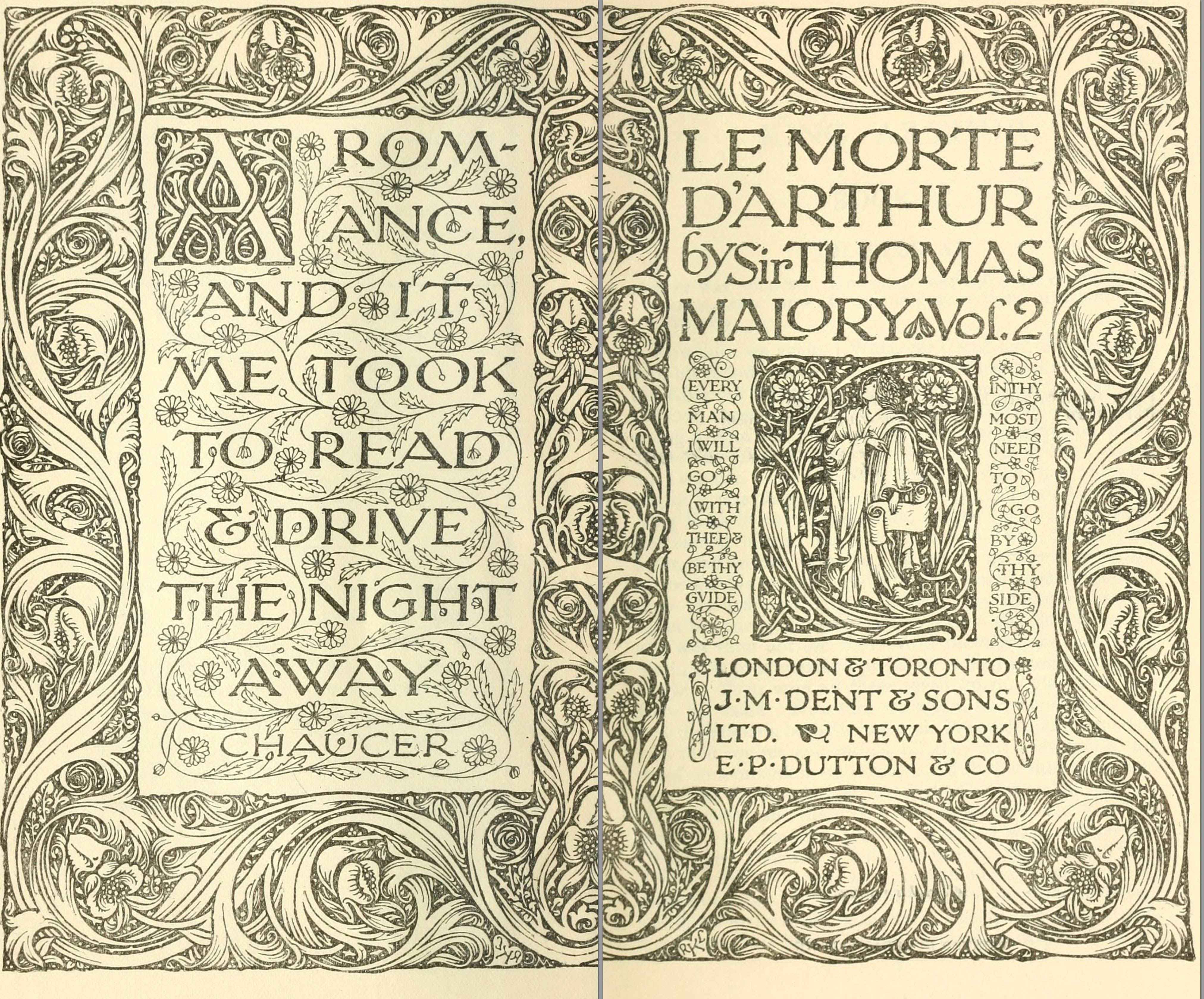Le Morte D Arthur By Thomas Malory le-morte-d-arthur-by-thomas-malory