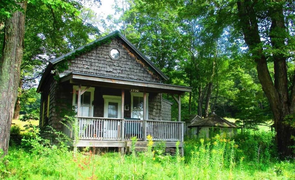 Haunted Old Wood Cabin