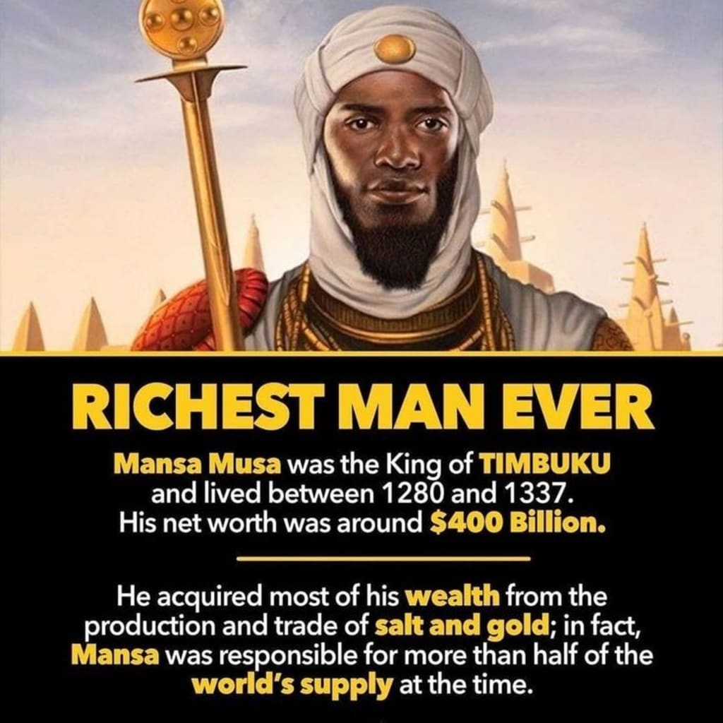 Mansa Musa Songhai Empire African Royalty History Facts Interesting