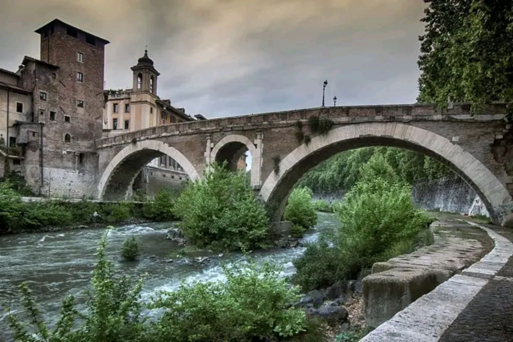 Oldest Bridge Rome Pons Aemilius Or Ponte Rotto Is The Oldest Roman