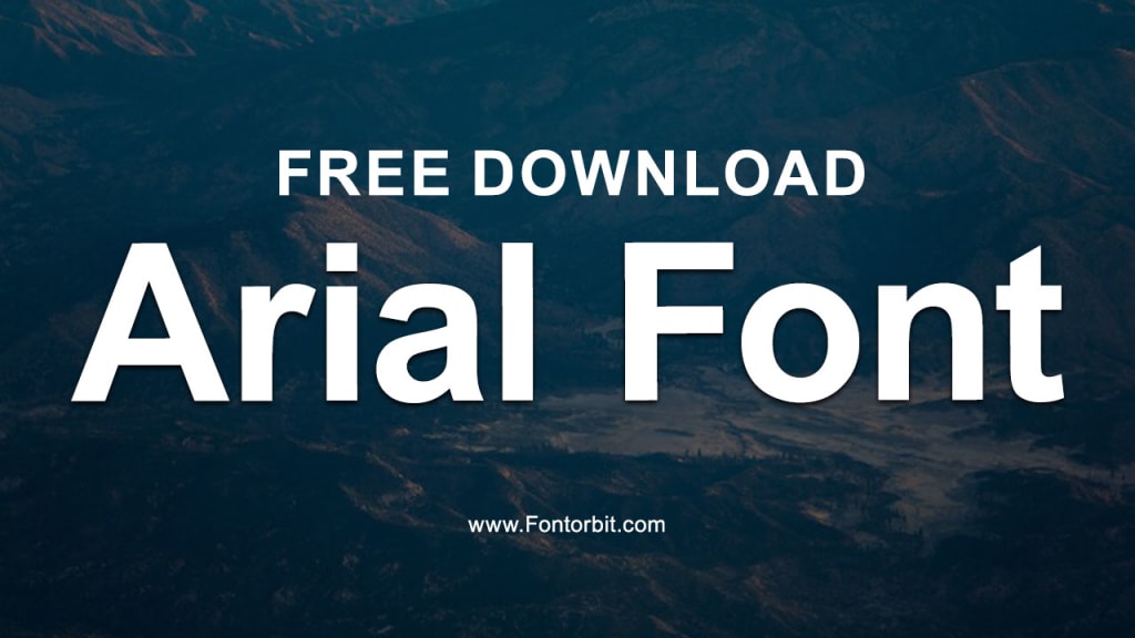 Arial Font Free