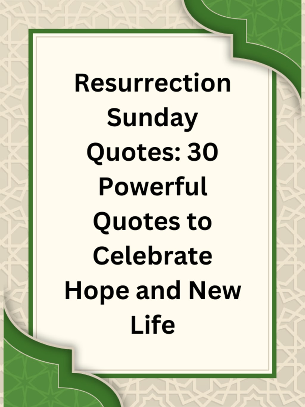 Great Resurrection Quotes