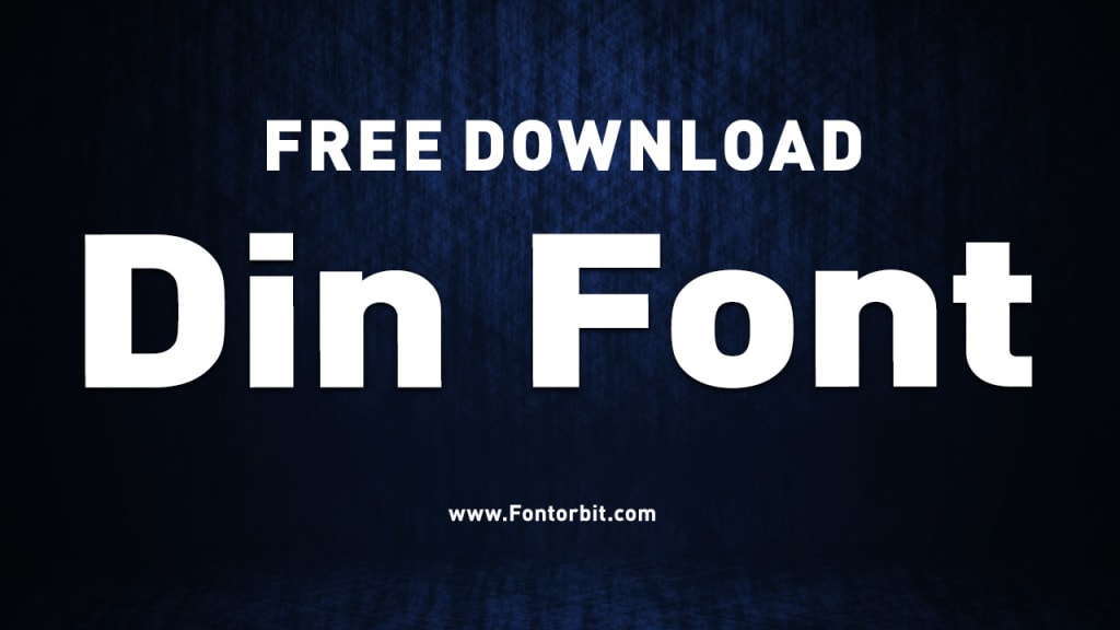 Font Din Photos