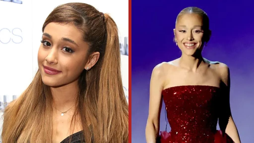 Ariana Grande No Eyebrows